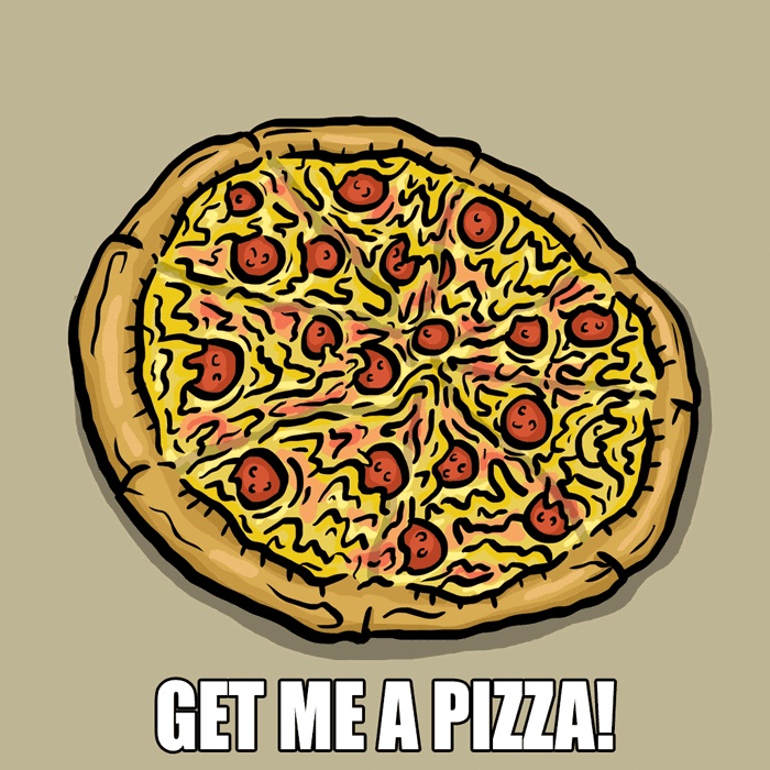 Get me a Pizza GIFs - 25 GIF Animations For Free | USAGIF.com