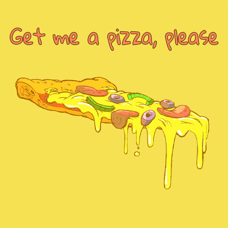 Get me a Pizza GIFs - 25 GIF Animations For Free | USAGIF.com
