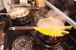 GIF av spaghetti - 100 animerade bilder av denna typ av pasta