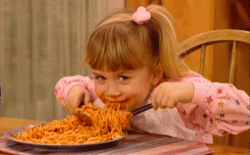 GIF av spaghetti - 100 animerade bilder av denna typ av pasta