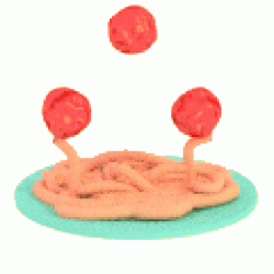 GIF av spaghetti - 100 animerade bilder av denna typ av pasta