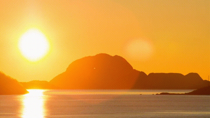 Le GIF con il Sole - Albe, tramonti, paesaggi assolati, riprese dallo ...