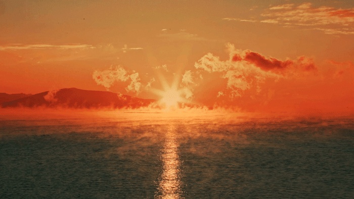 Le GIF con il Sole - Albe, tramonti, paesaggi assolati, riprese dallo ...