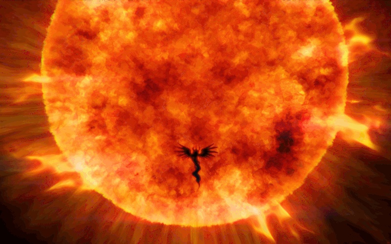 GIFů slunce - Východ slunce, západy slunce, střelba z vesmíru – USAGIF.com