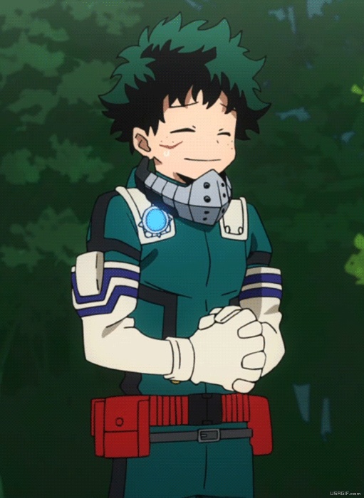 GIFy Izuku Midoriya, alias Deku | USAGIF.com