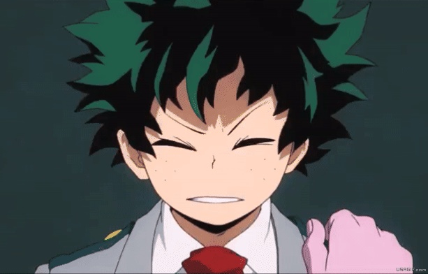 GIFy Izuku Midoriya, alias Deku | USAGIF.com