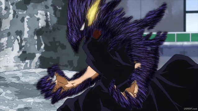 Fumikage Tokoyami GIFs | USAGIF.com